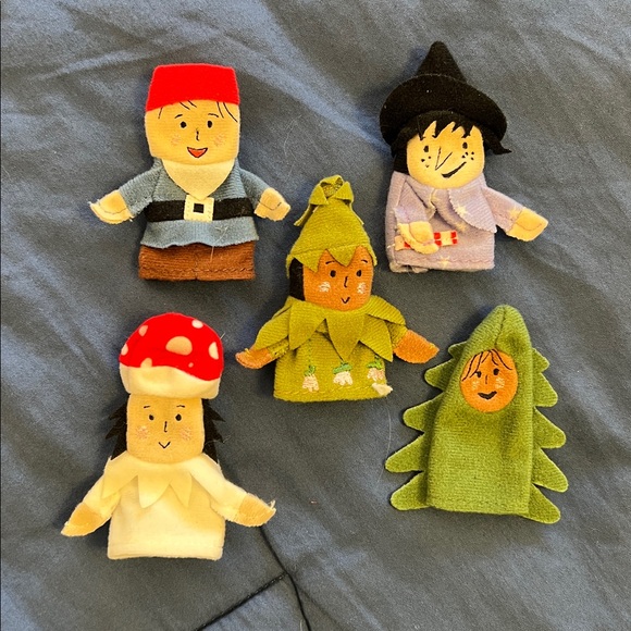 Toys | Ikea Finger Puppets 5 Total Mushroom Tree Flower Elf Elf Good ...